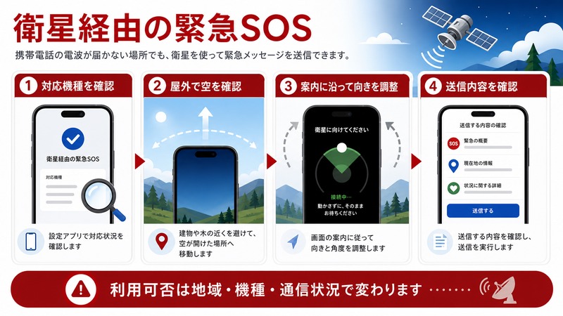 【2026年最新版】iPhoneの緊急SOS設定・使い方完全ガイド！万が一に備えた設定方法まとめ – minto.tech