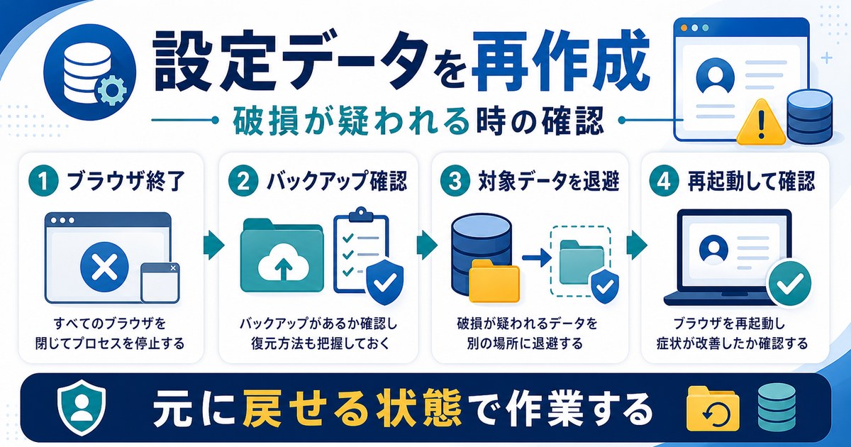 【2026年最新版】Chromeで「プロフィールエラーが発生しました」と出る原因と対処法 – minto.tech