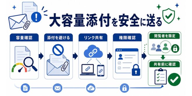 【2026年最新版】Outlook(Microsoft 365)で添付ファイルサイズ上限を超えた・大容量ファイルを送る方法完全ガイド ...